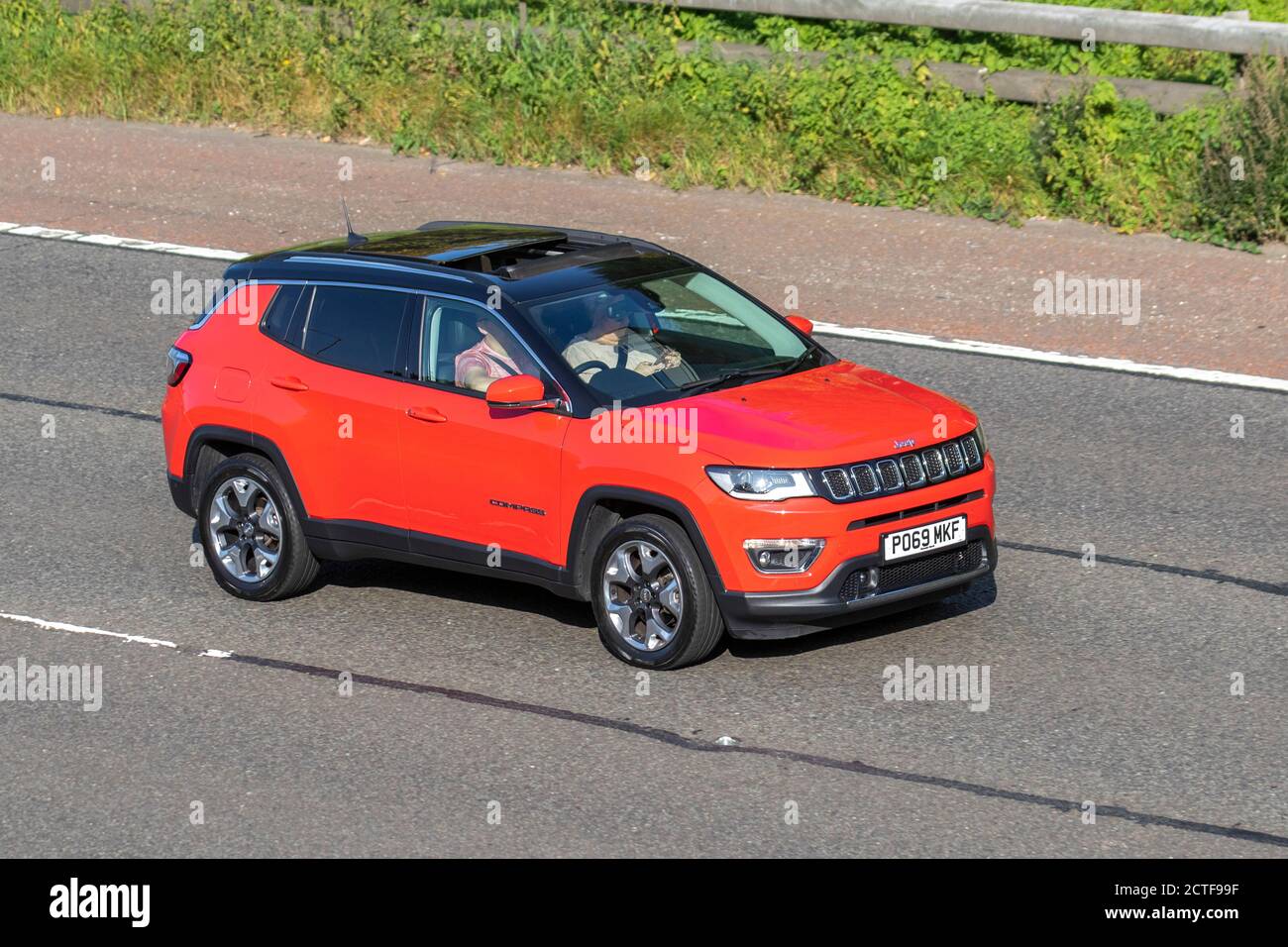 Red jeep compass limited multijet hi-res stock photography and images ...