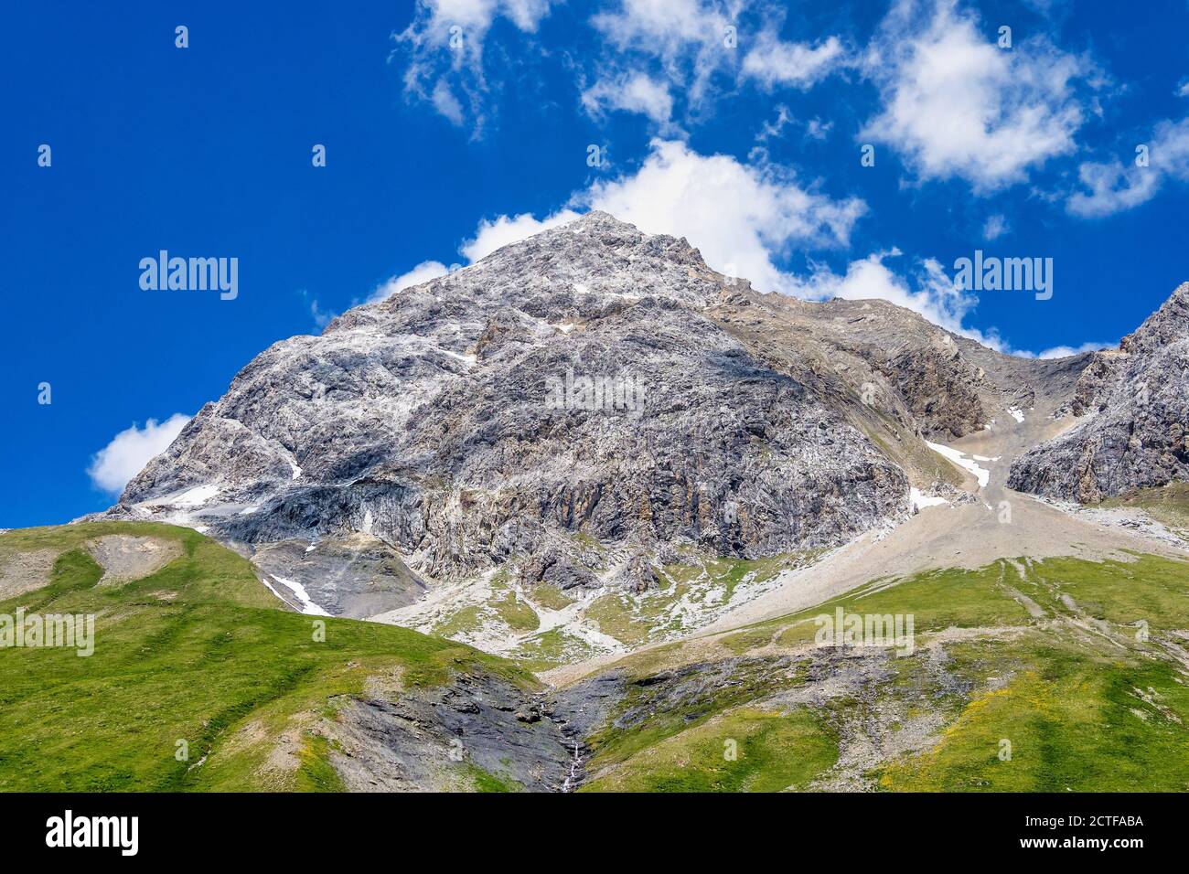 View of the albula pass in canton grisons - switzerland, europe Stock ...