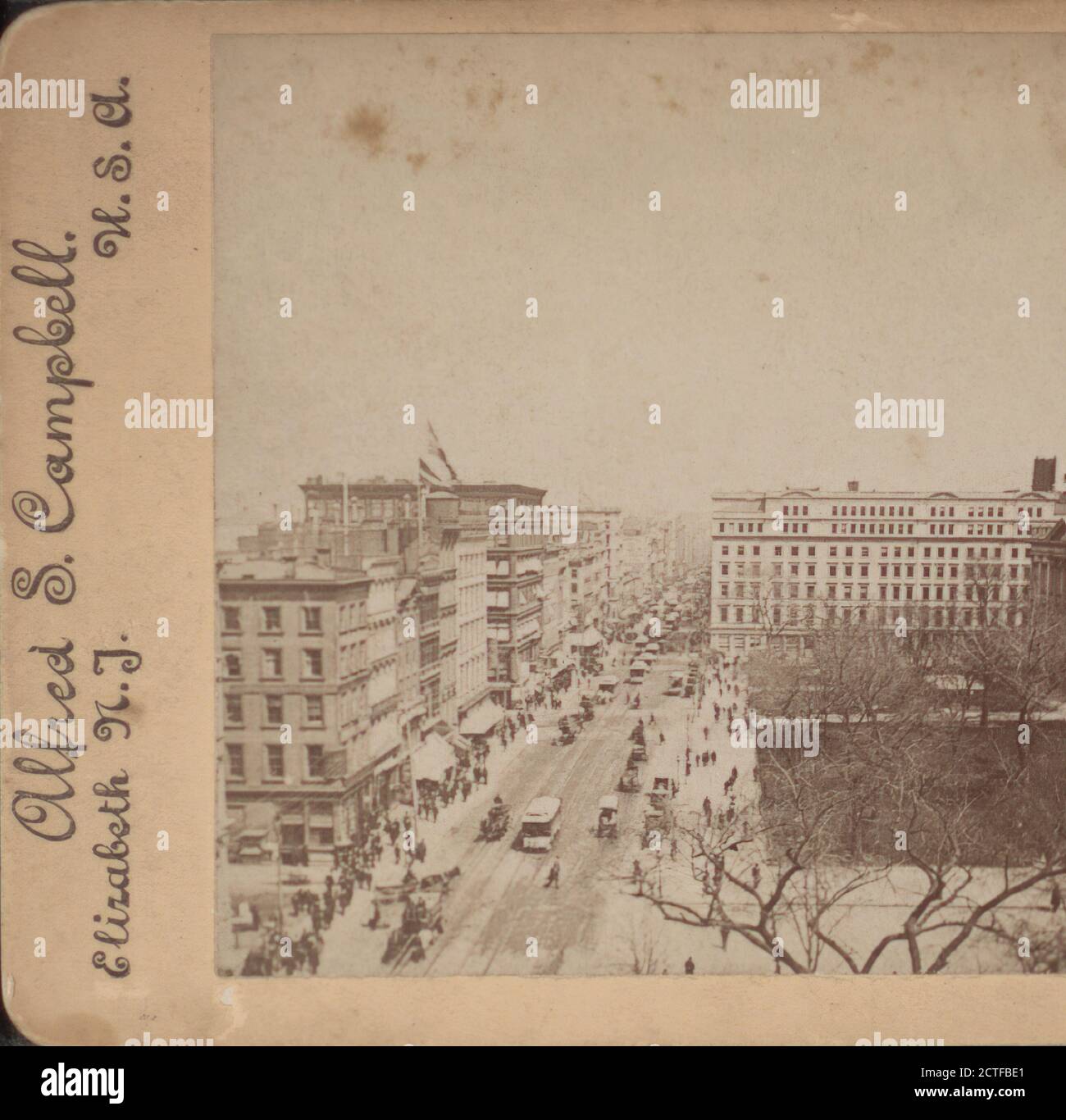 Broadway, N. Y., fr. post office., 1896, New York (State), New York (N ...