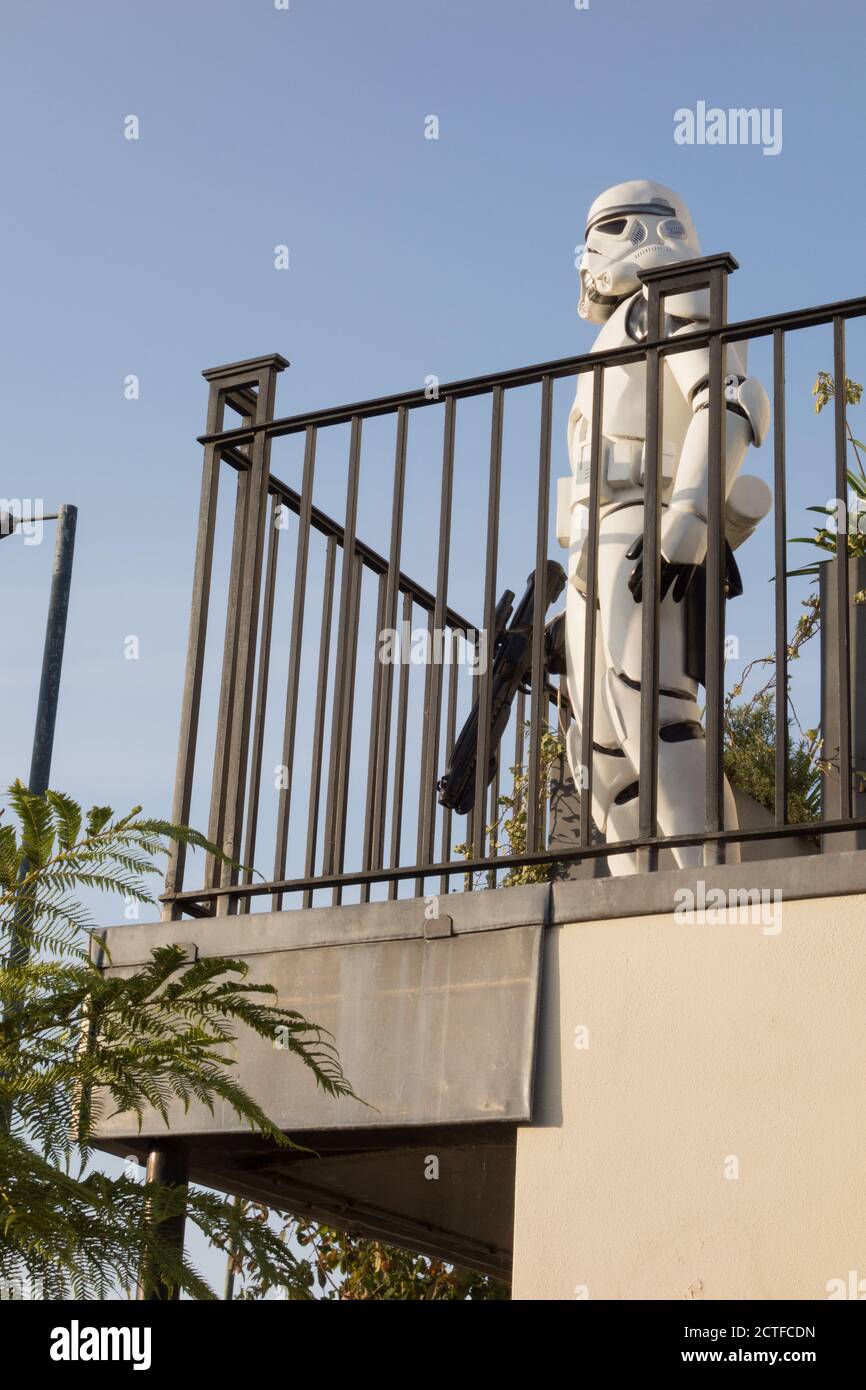 A lifesize Grand Army of the Republic Star Wars Stormtrooper, Barnes ...