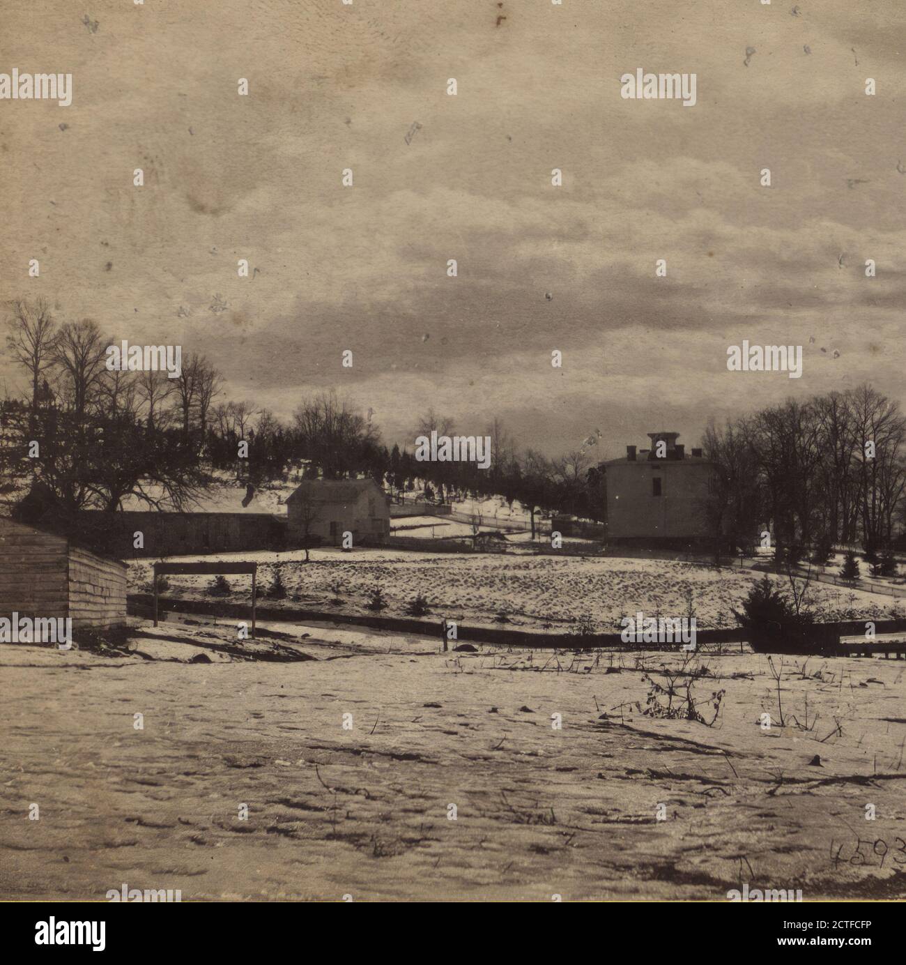Landscape and sky, High Bridge., New York (State), New York (N.Y ...
