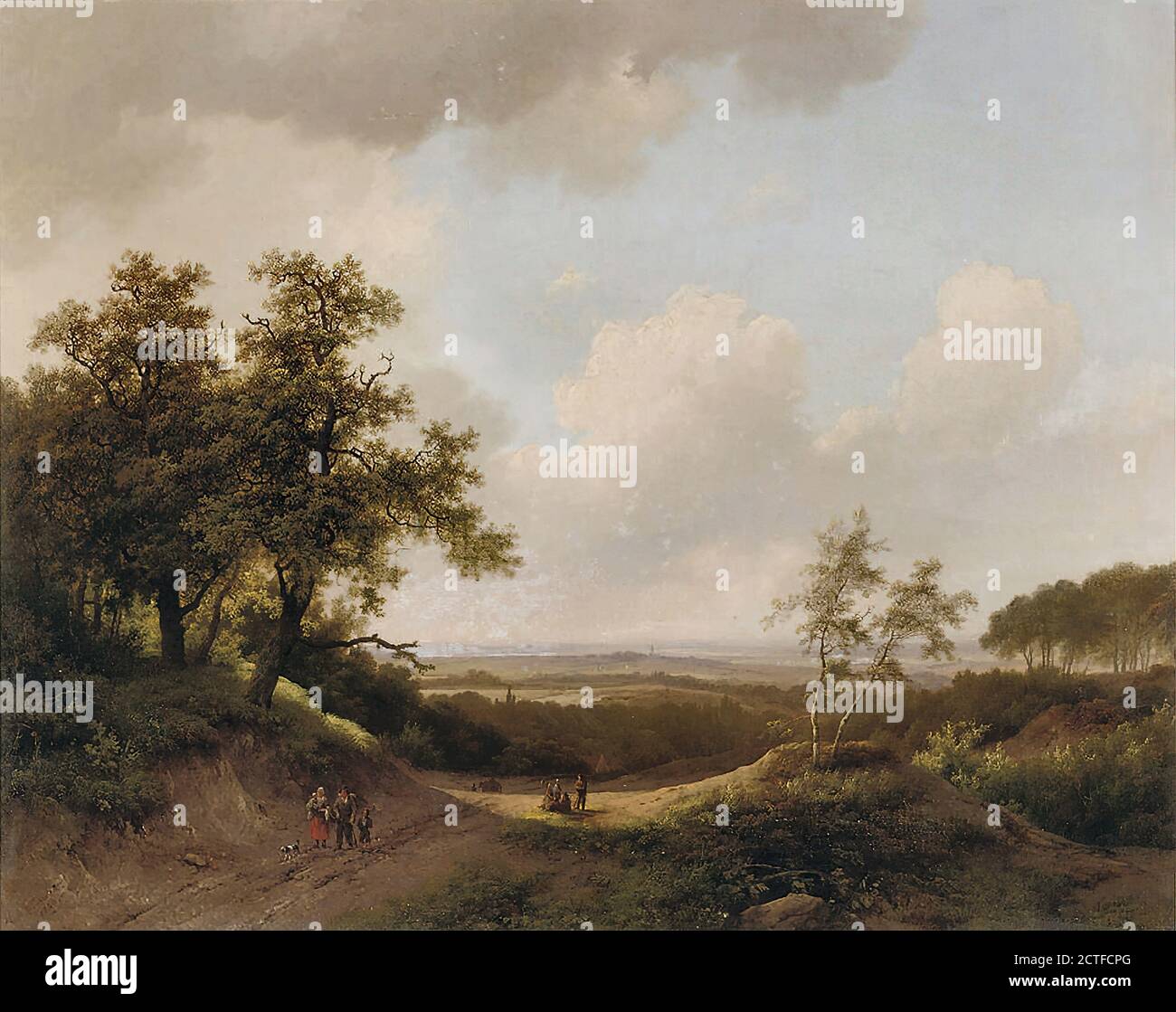Koekkoek I Marinus Adrianus - an Extensive Summer Landscape with ...