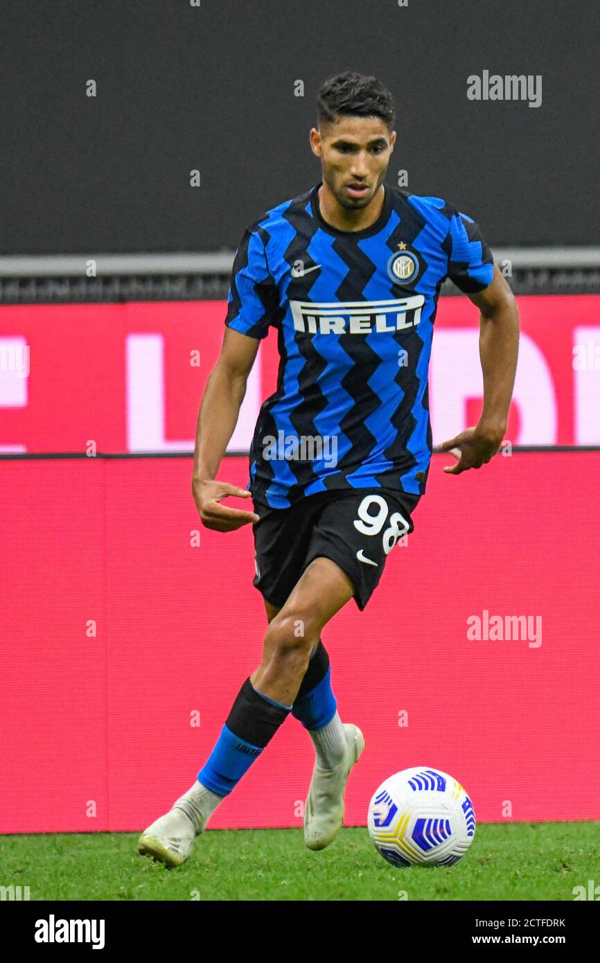 Achraf Hakimi (Inter) during FC Internazionale vs Pisa, Soccer Test ...