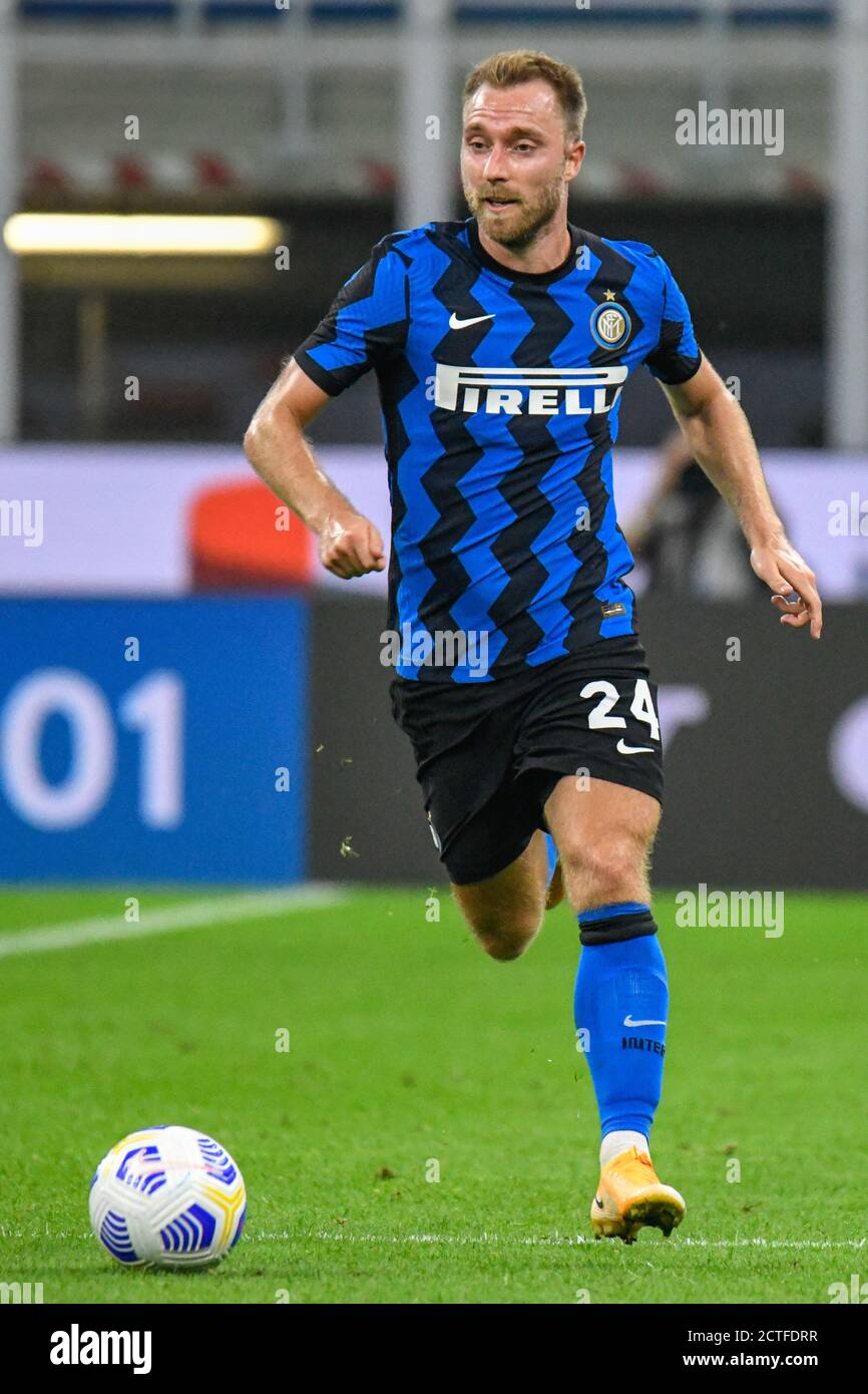 Christian Eriksen (Inter) during FC Internazionale vs Pisa, Soccer Test ...
