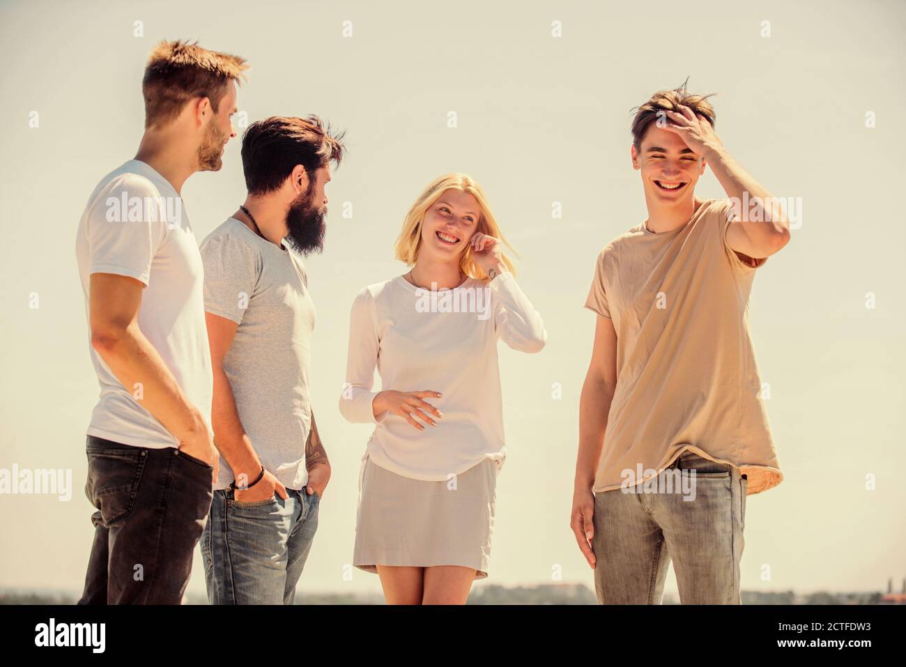 Networking concept. Spending time with friends. Communicative skills ...