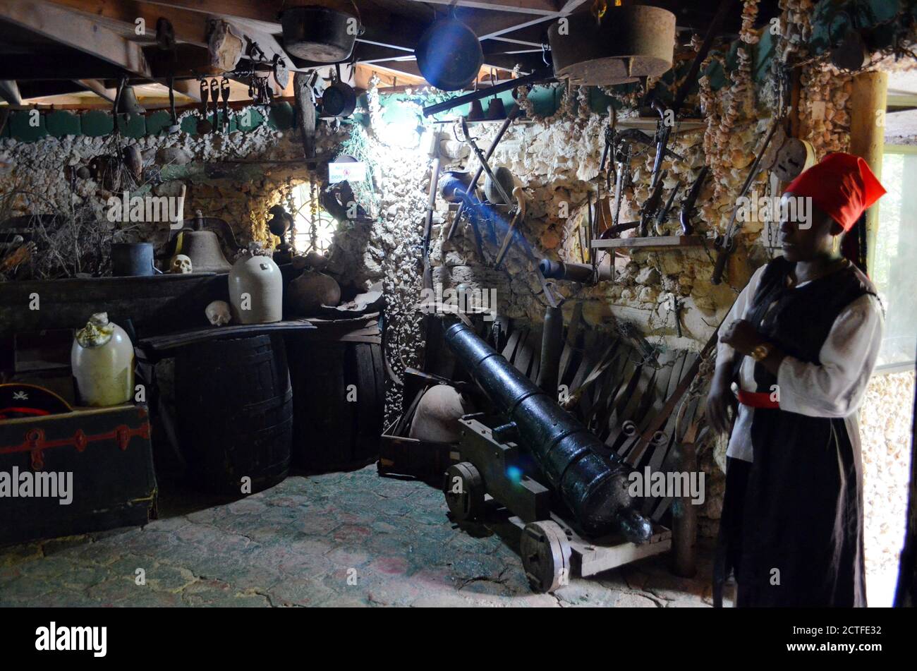 Colombia - Cuevas de Morgan Display on San Andres Island Stock Photo ...