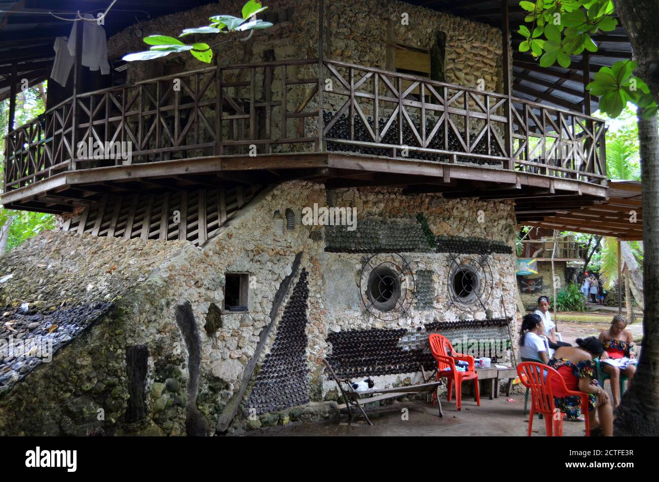 Colombia - Cuevas de Morgan Grounds on San Andres Island Stock Photo ...