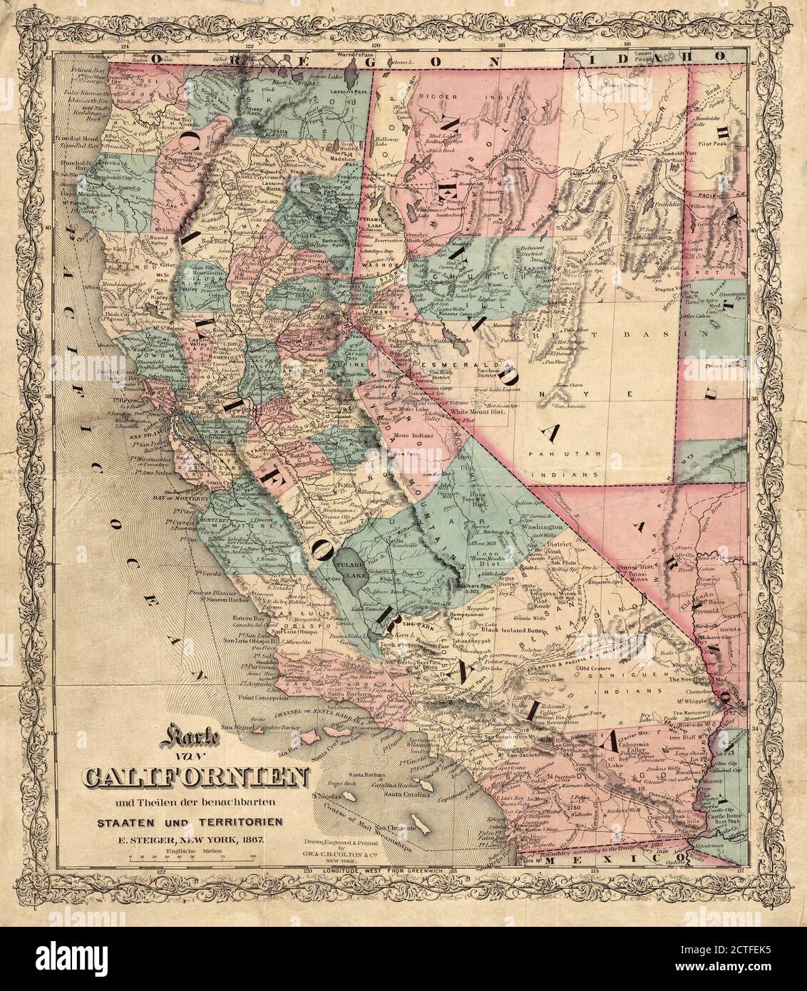 Colton karte hi-res stock photography and images - Alamy