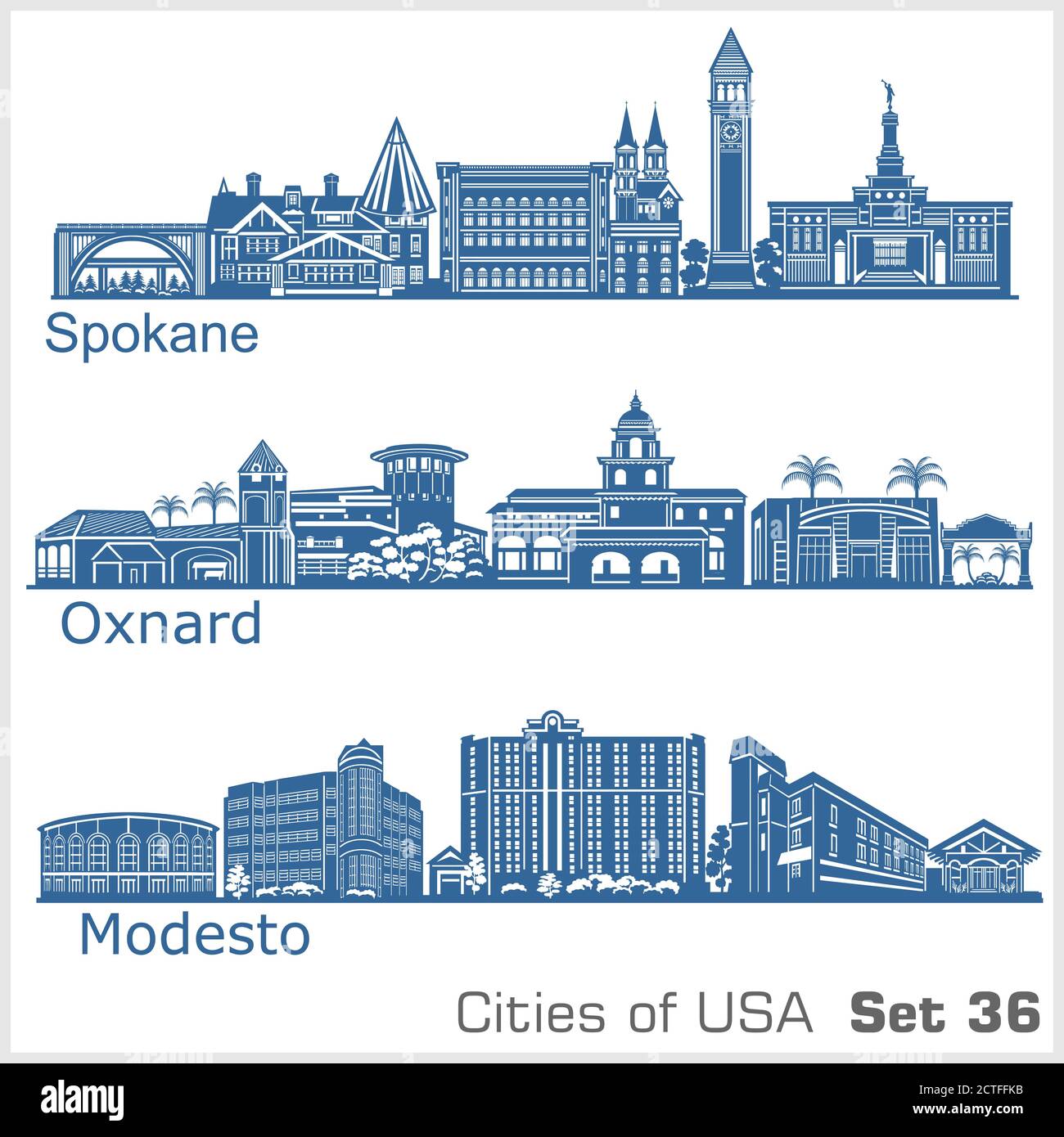 Spokane icon Stock Vector Images - Alamy