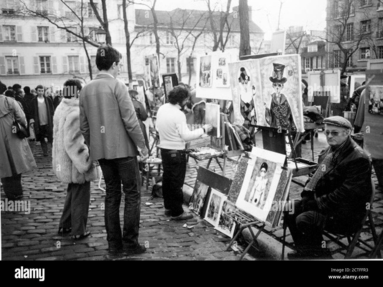 Retro photo of paris hi-res stock photography and images - Alamy