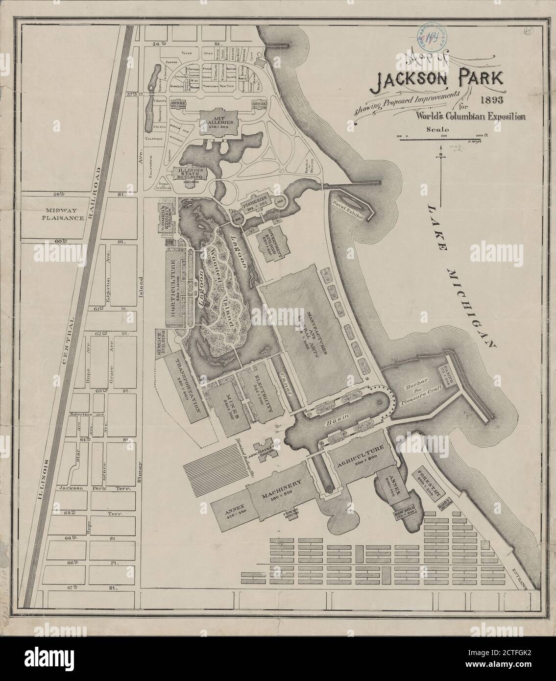 Map of jackson hi-res stock photography and images - Alamy