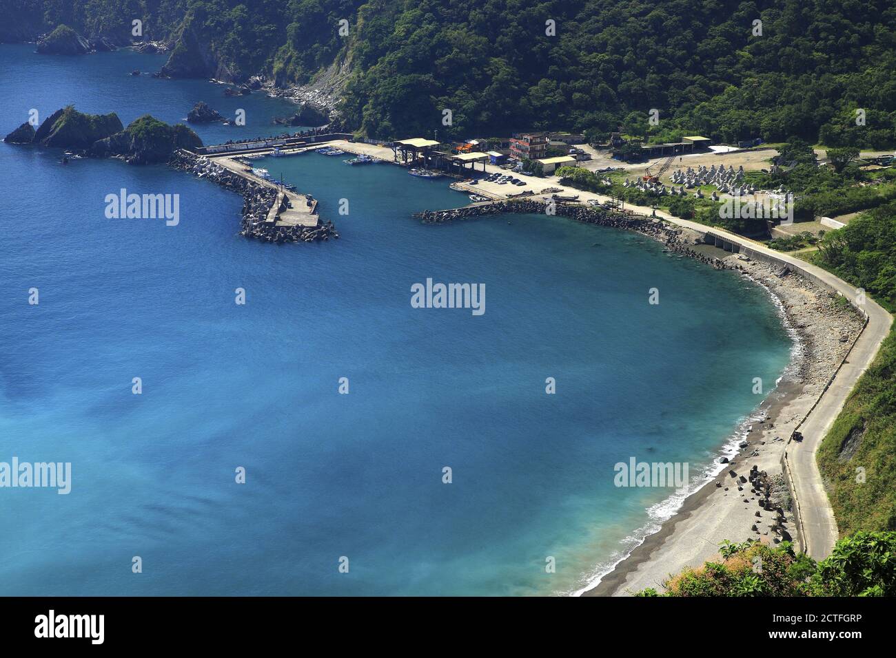 Yilan Dongao Fenniaolin Fishing Port Taiwan Stock Photo - Alamy