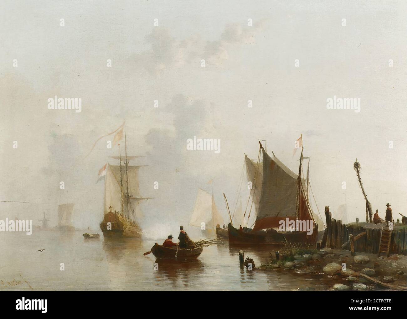 Koster Everhardus - a Glorious Salute - Dutch School - 19th Century ...