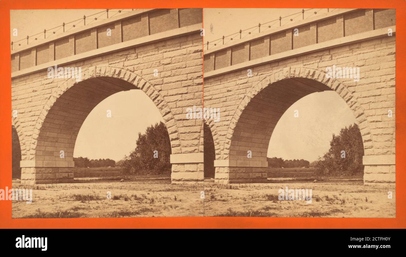 View of a completed arch., still image, Stereographs, 1850 - 1930 Stock ...