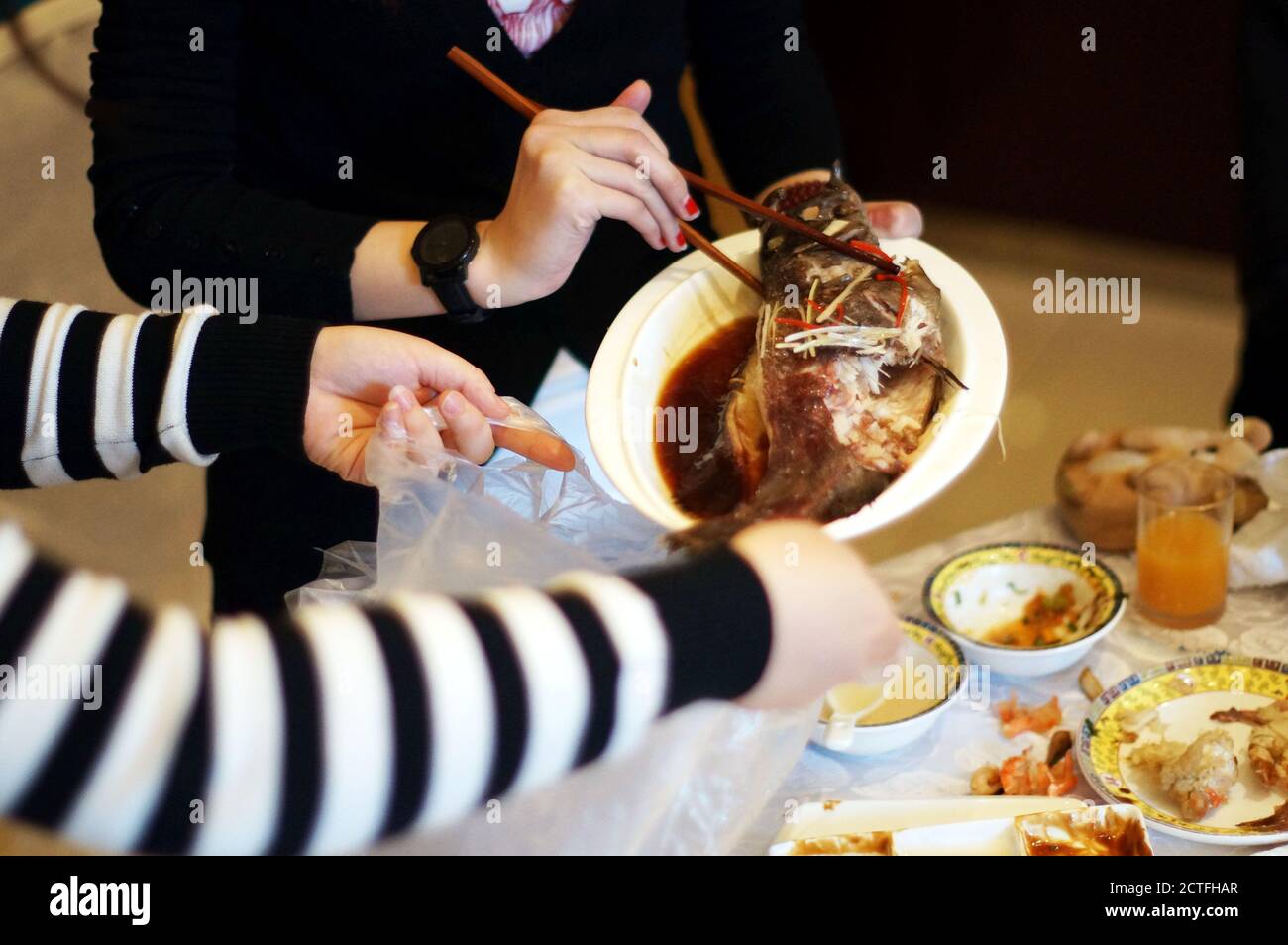 China food waste hi-res stock photography and images - Alamy