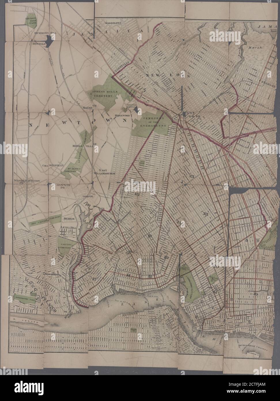 Kings county map hi-res stock photography and images - Alamy