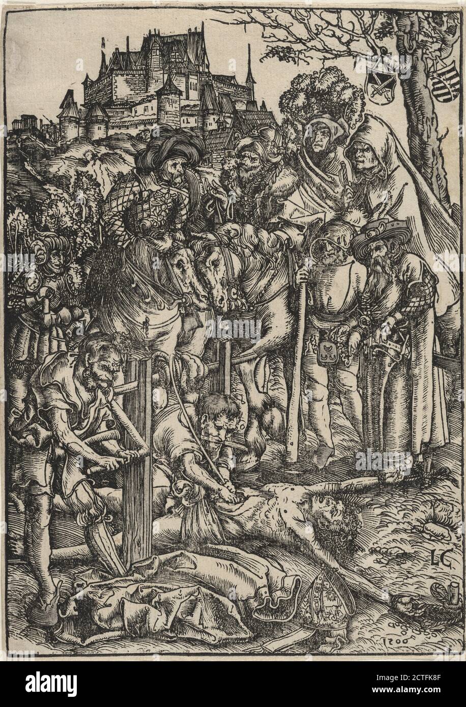 The Martyrdom of St. Erasmus, still image, Prints, 1506, Cranach, Lucas ...