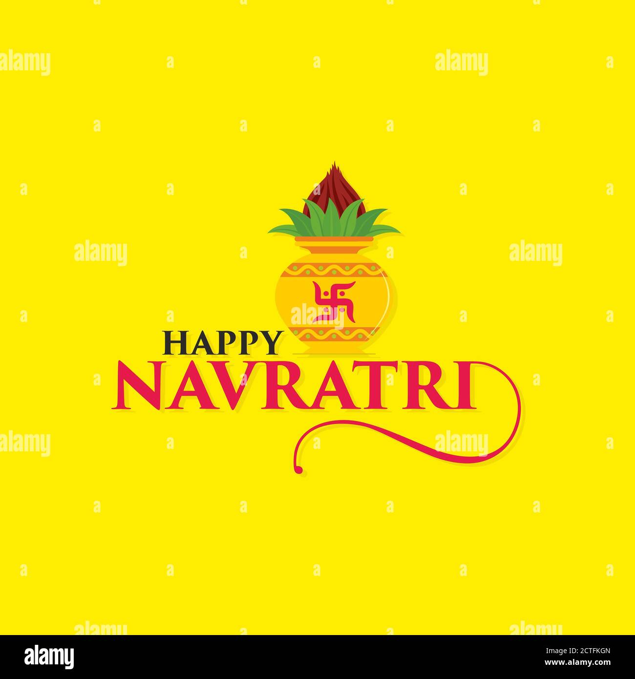 Shubh navratri text hi-res stock photography and images - Alamy