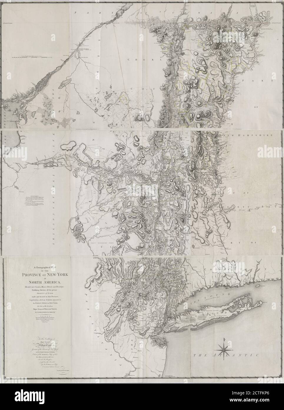 Map of the land grants hi-res stock photography and images - Alamy