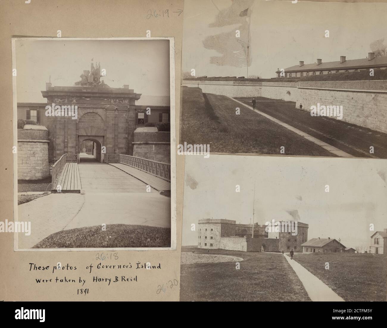 Castle Williams, still image, Photographs, 1891 Stock Photo - Alamy