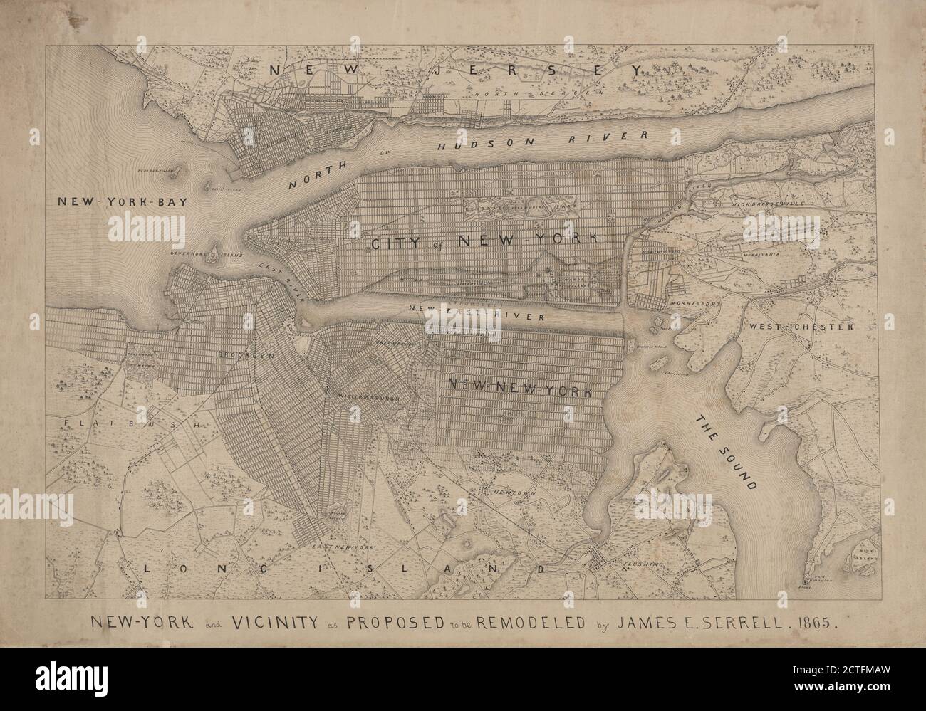 New York and Vicinity as Proposed to be Remodeled., cartographic, Maps ...