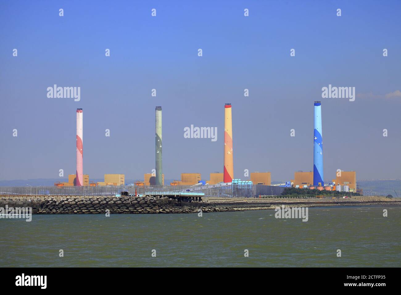 Taichung Dadu Thermal Power Plant Taiwan Stock Photo - Alamy