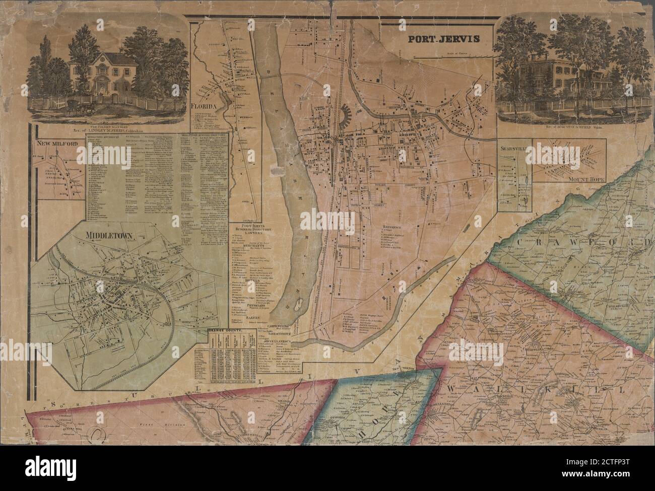 Orange maps hi-res stock photography and images - Alamy