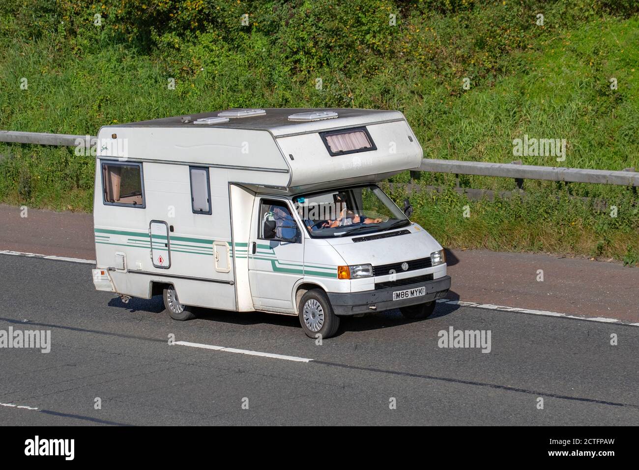 1995 90s nineties white Volkswagen Transporter 57 D SWB; Auto-Trail ...