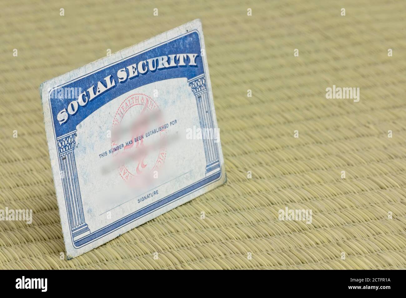 Vintage social security card hi-res stock photography and images - Alamy