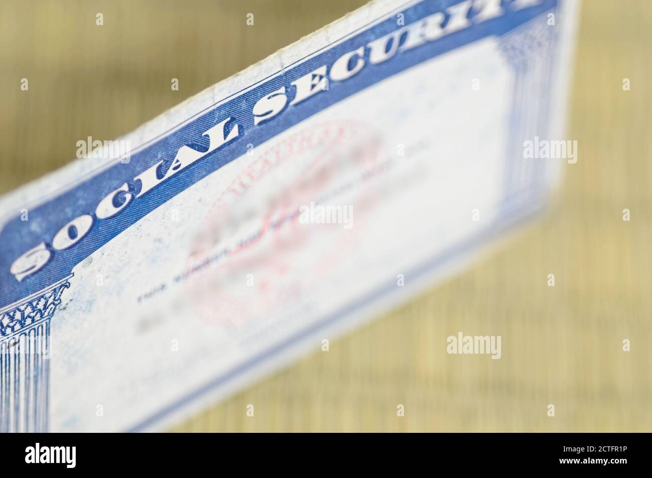 Vintage social security card hi-res stock photography and images - Alamy
