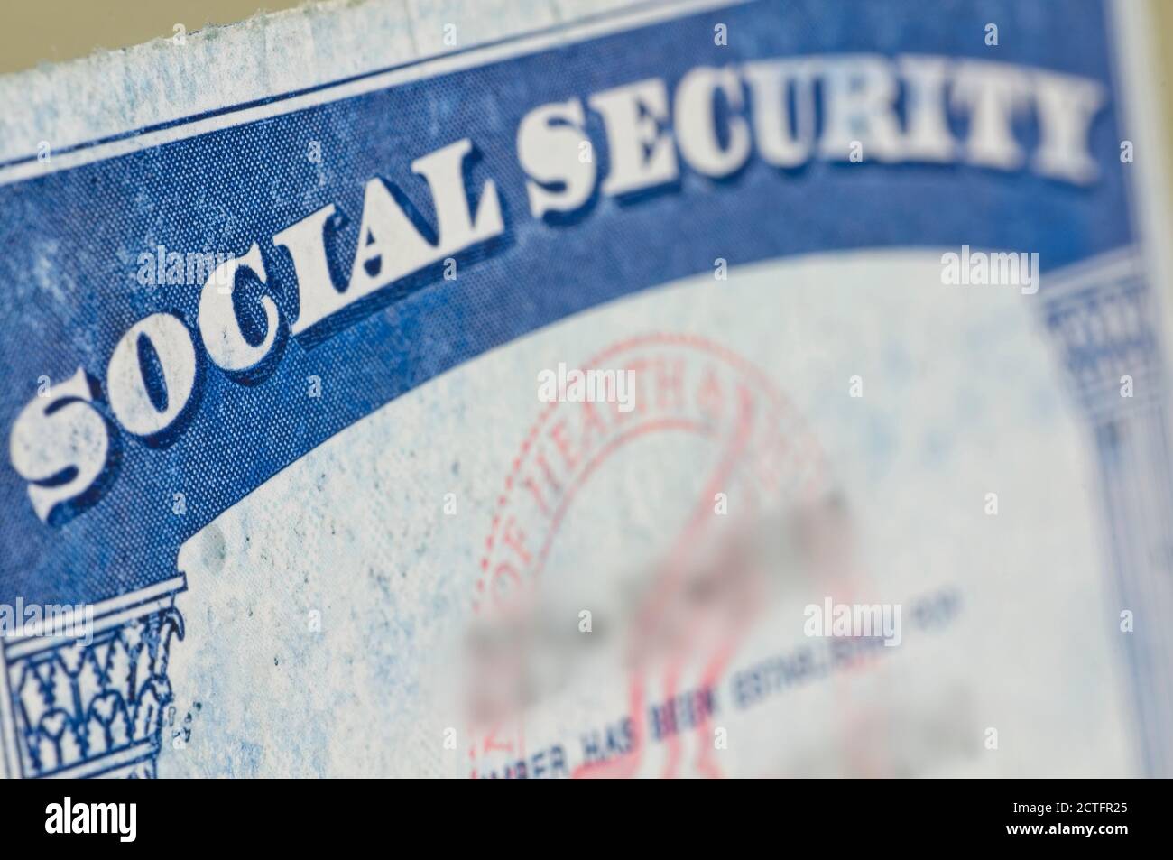 Vintage social security card hi-res stock photography and images - Alamy