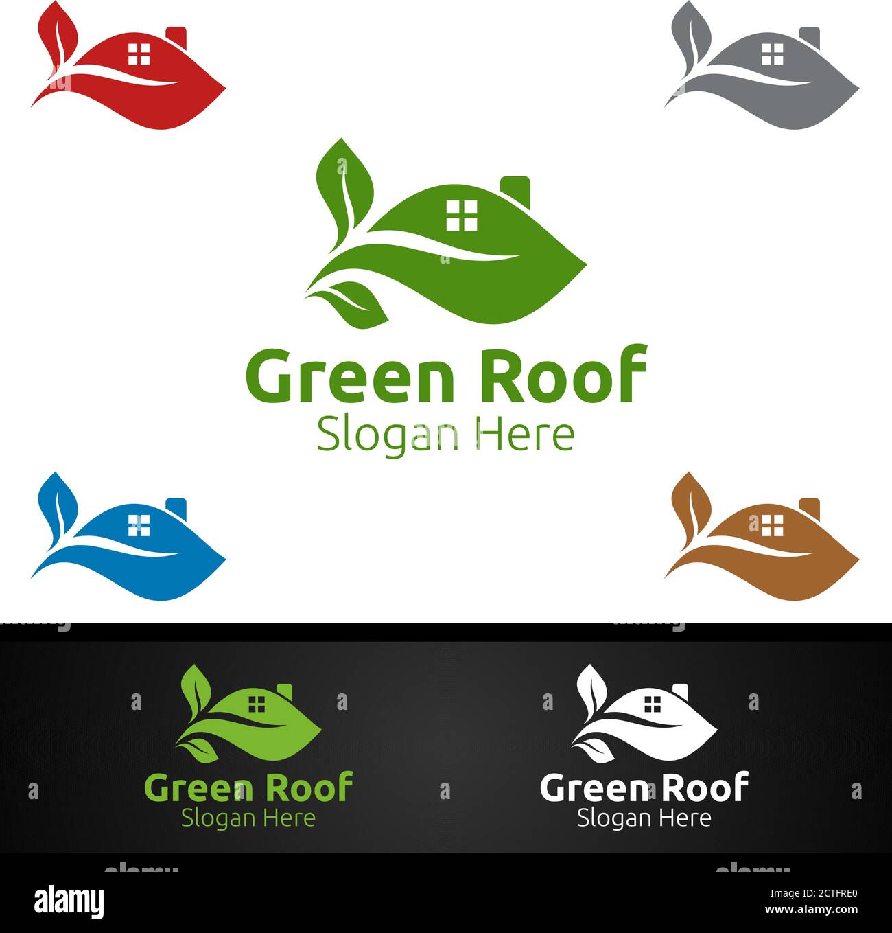 Roofing logo hi-res stock photography and images - Alamy