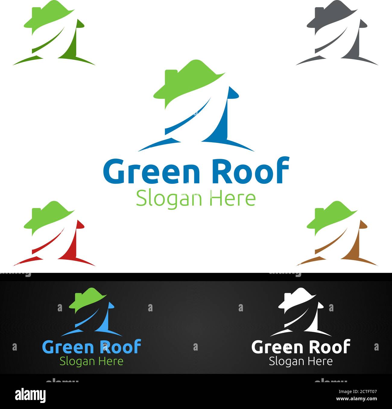 Roofing logo hi-res stock photography and images - Alamy