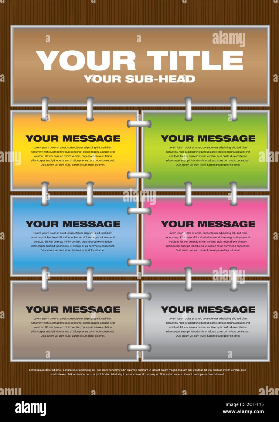 Index cards Stock Vector Images - Alamy