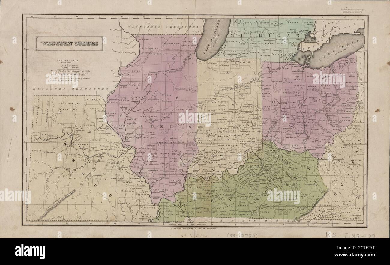 States maps hi-res stock photography and images - Alamy