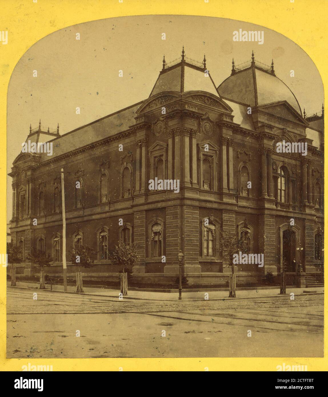 Corcoran Art Building., Corcoran Gallery of Art, Renwick Gallery, 1880, Washington (D.C Stock ...