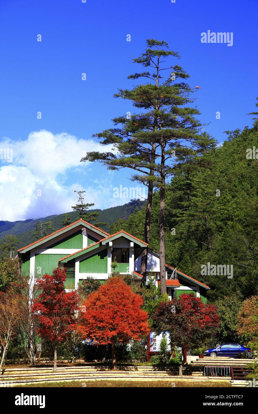 Taichung Wuling Farm Wuling Hotel Taiwan Stock Photo - Alamy