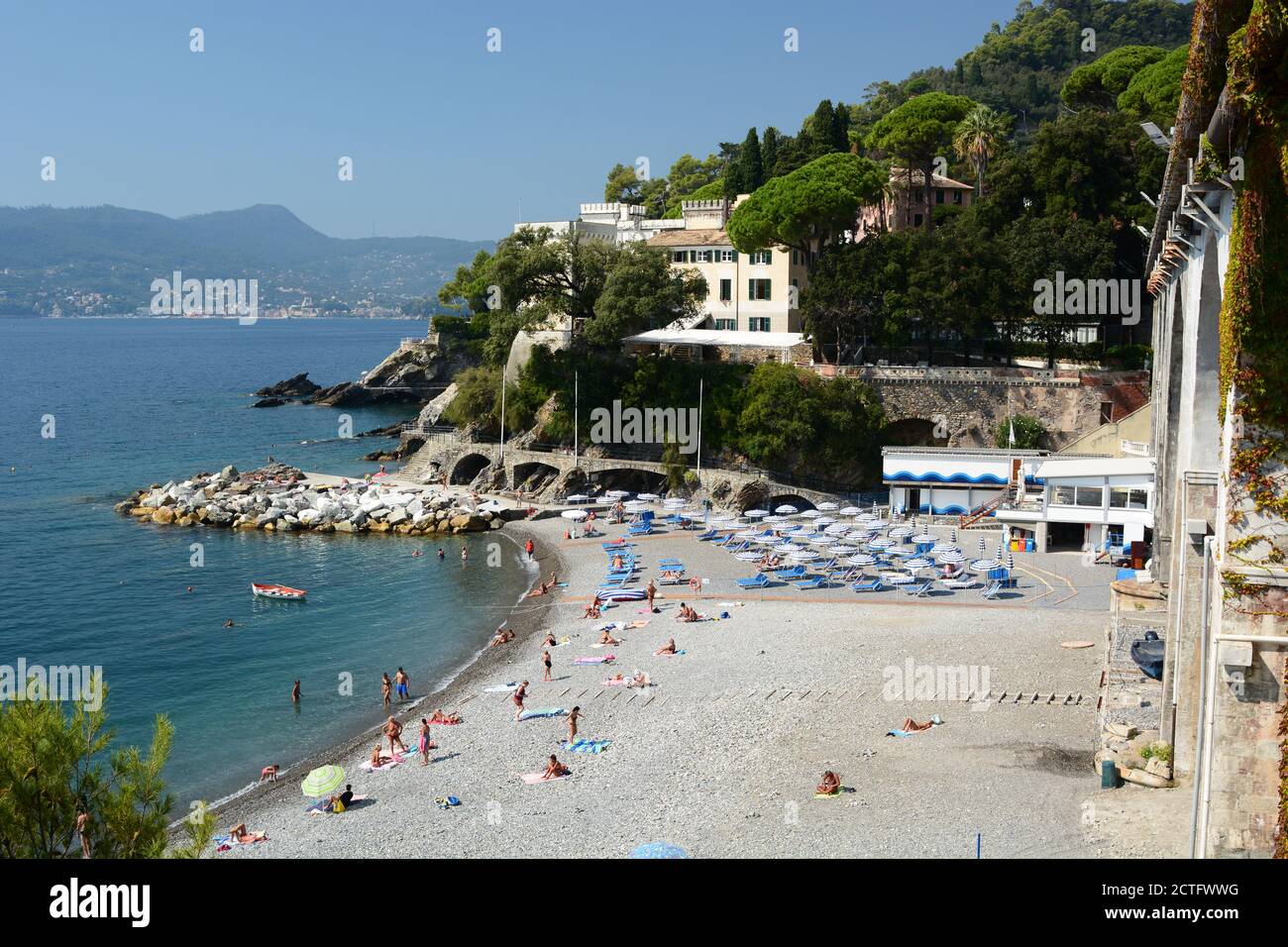 Zoagli beach hi-res stock photography and images - Alamy