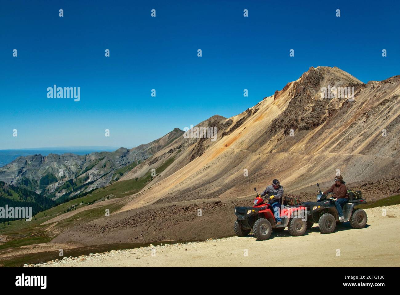 Atv's at Engineer Pass on Alpine Loop, San Juan Mountains, Colorado ...