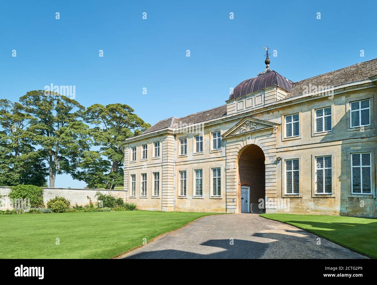 Stableyard building and entrance to the home and grounds of Duke of ...