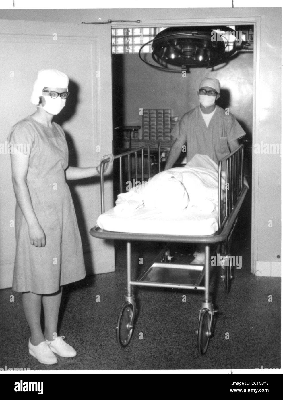 American hospital room Black and White Stock Photos & Images - Alamy