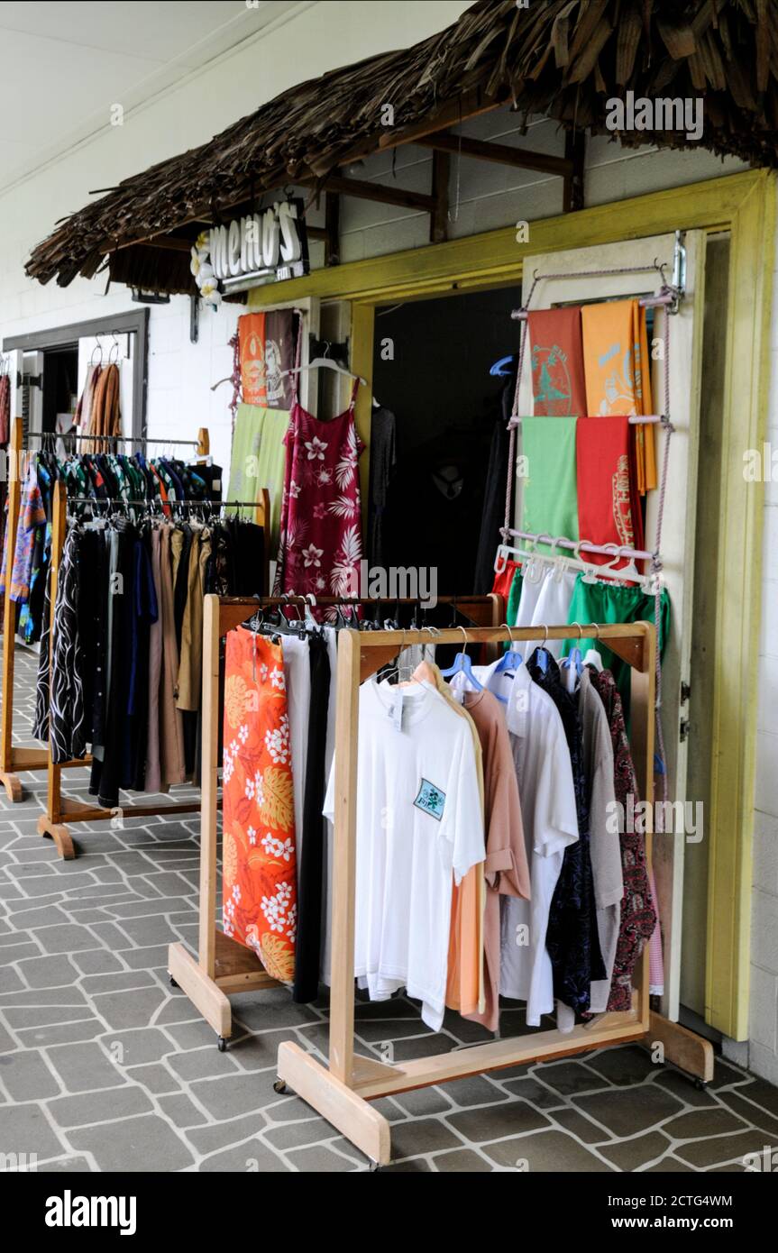 A cloths shop in Fiji Stock Photo - Alamy