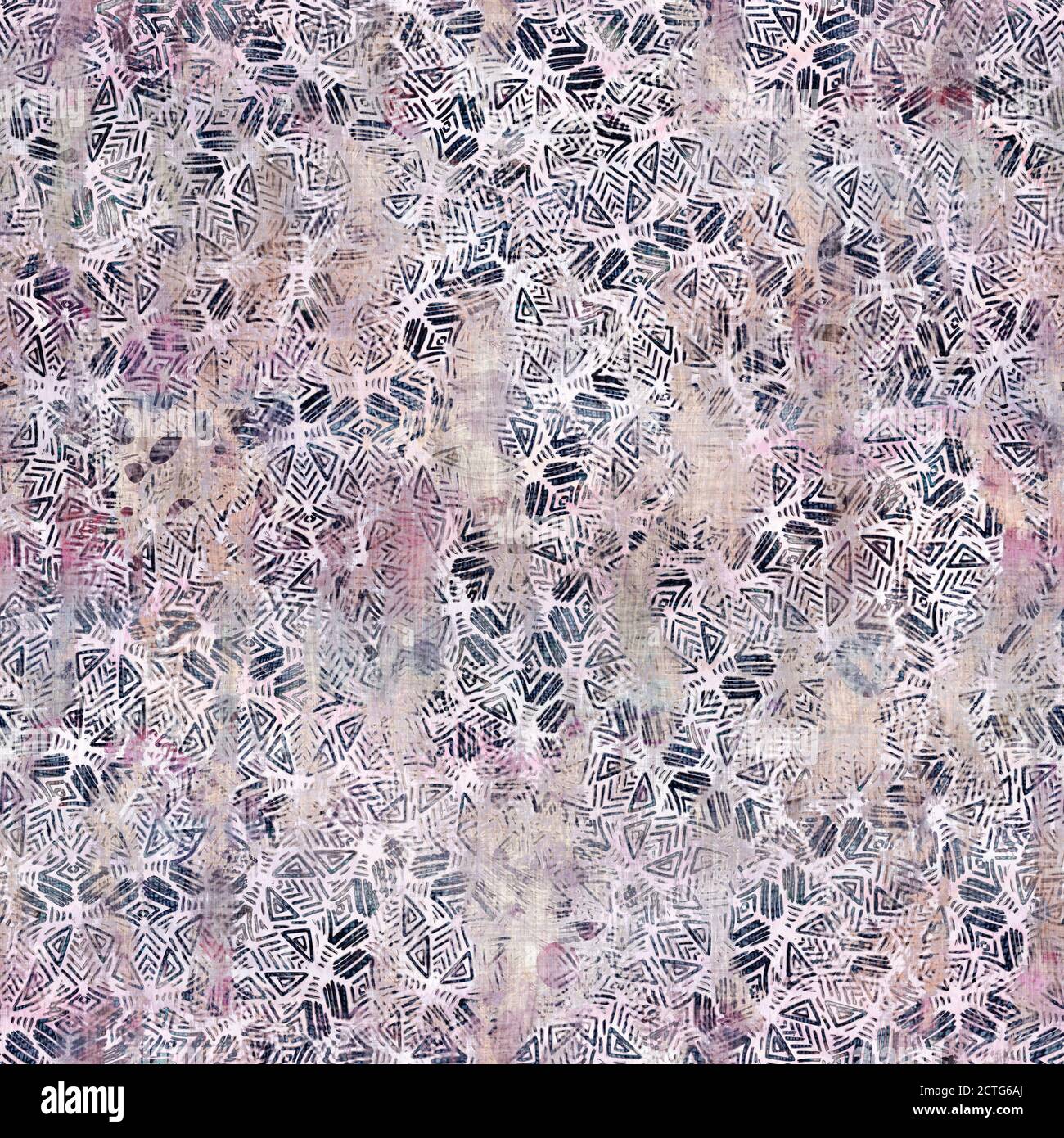 Mixed media collage drawn seamless pattern swatch Stock Photo - Alamy