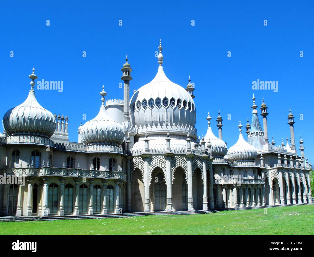 The Royal Pavilion in Brighton Sussex England UK built in the early19th ...