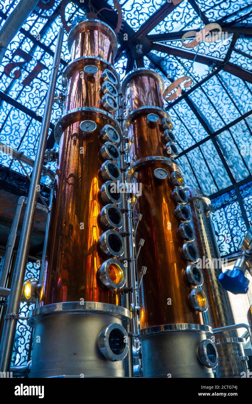 Distillery for alcohol Stock Photo - Alamy