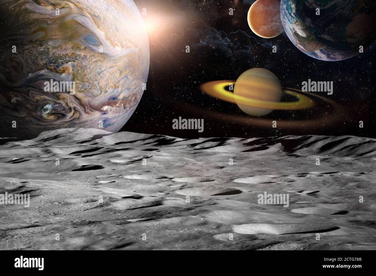 High quality Deep space beauty, planets, stars and galaxies in solar ...