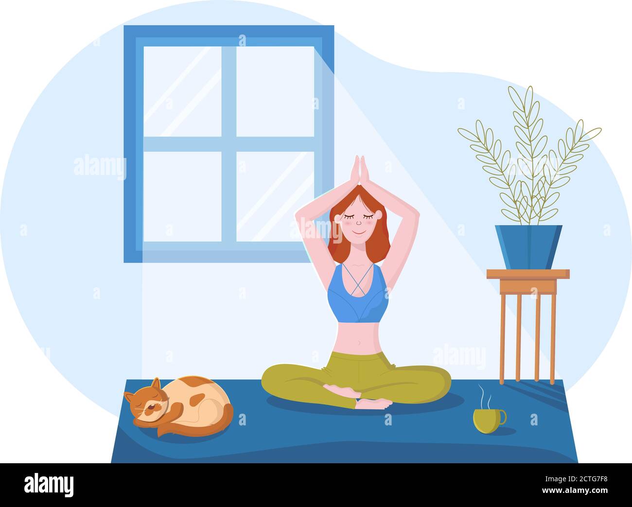 Aerobics vector vectors hi-res stock photography and images - Alamy