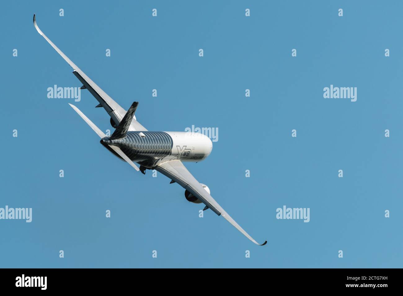 August 30, 2019. Zhukovsky, Russia. long-range wide-body twin-engine ...