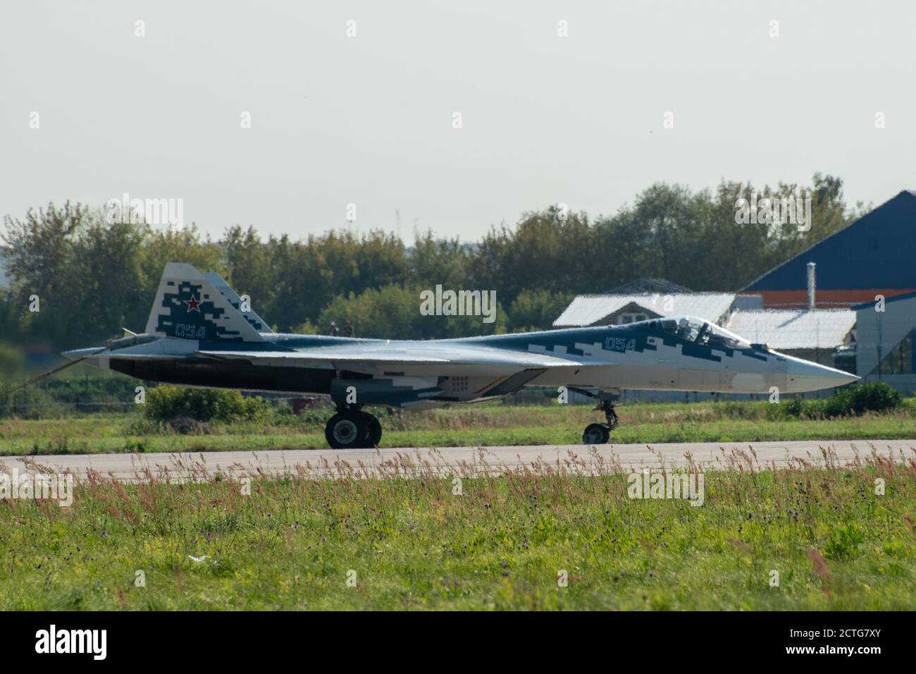 August 30, 2019. Zhukovsky, Russia. fifth-generation promising Russian ...