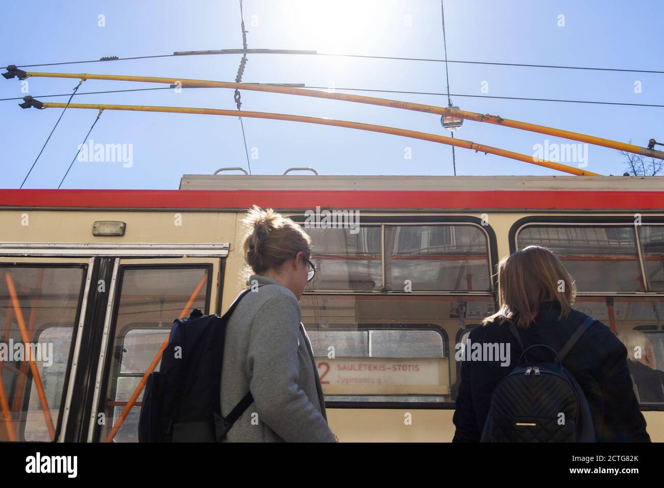 Public Bus Bus Stop Lithuania High Resolution Stock Photography and ...
